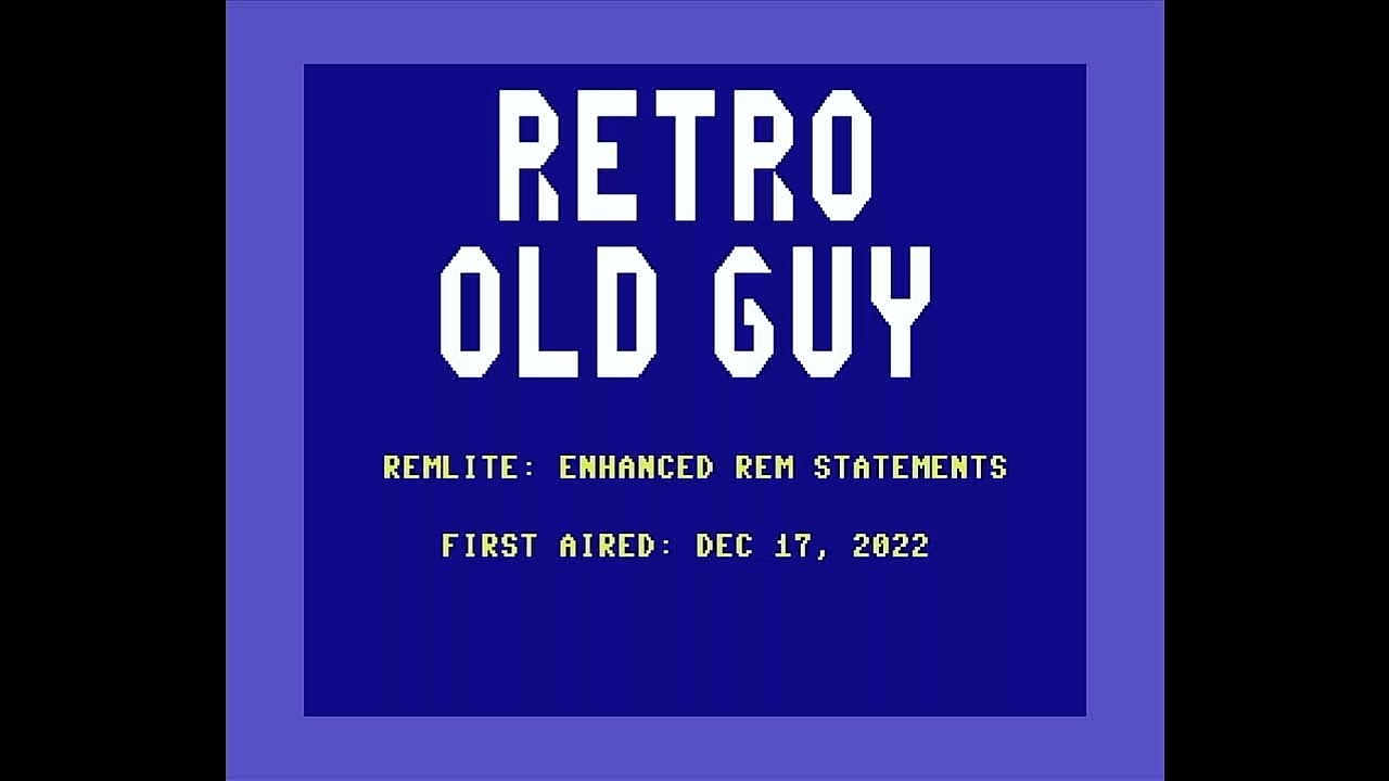 Using Commodore BASIC and ML to create a REM enhancer utility for C64 ...