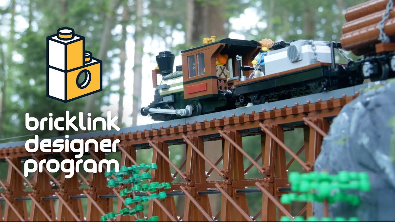 Logging Railway - BrickLink Designer Program - YouTube