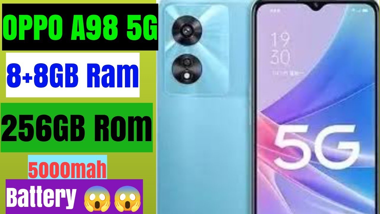 UNBOXING OPPO A98 5G BLACK 8+8GB RAM/256GB ROM😱😱 - YouTube