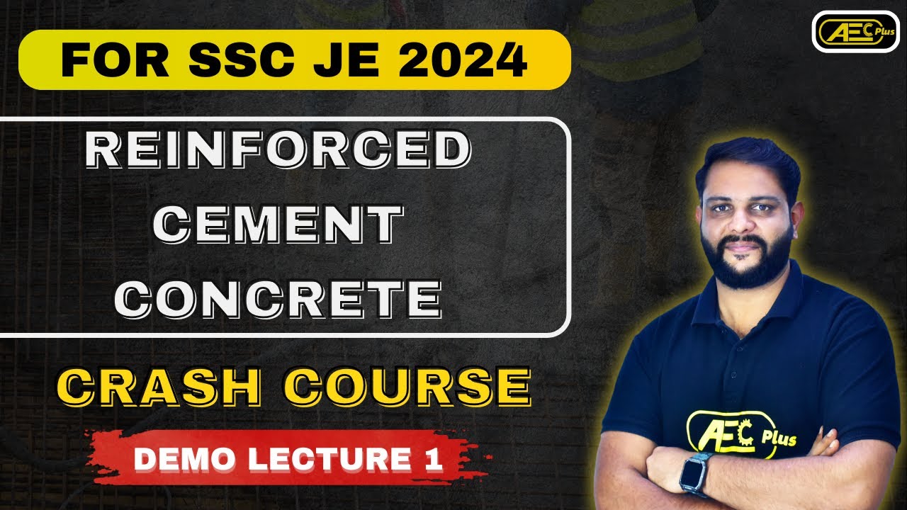 SSC JE Crash Course 2024 | Introduction to RCC Structure | Civil ...
