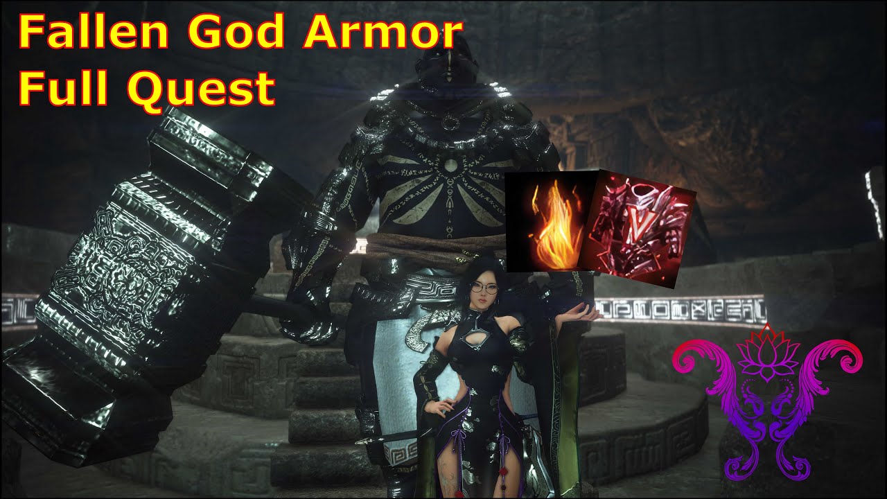BDO Fallen God Armor Full Quest / Crafting | by Miley - YouTube