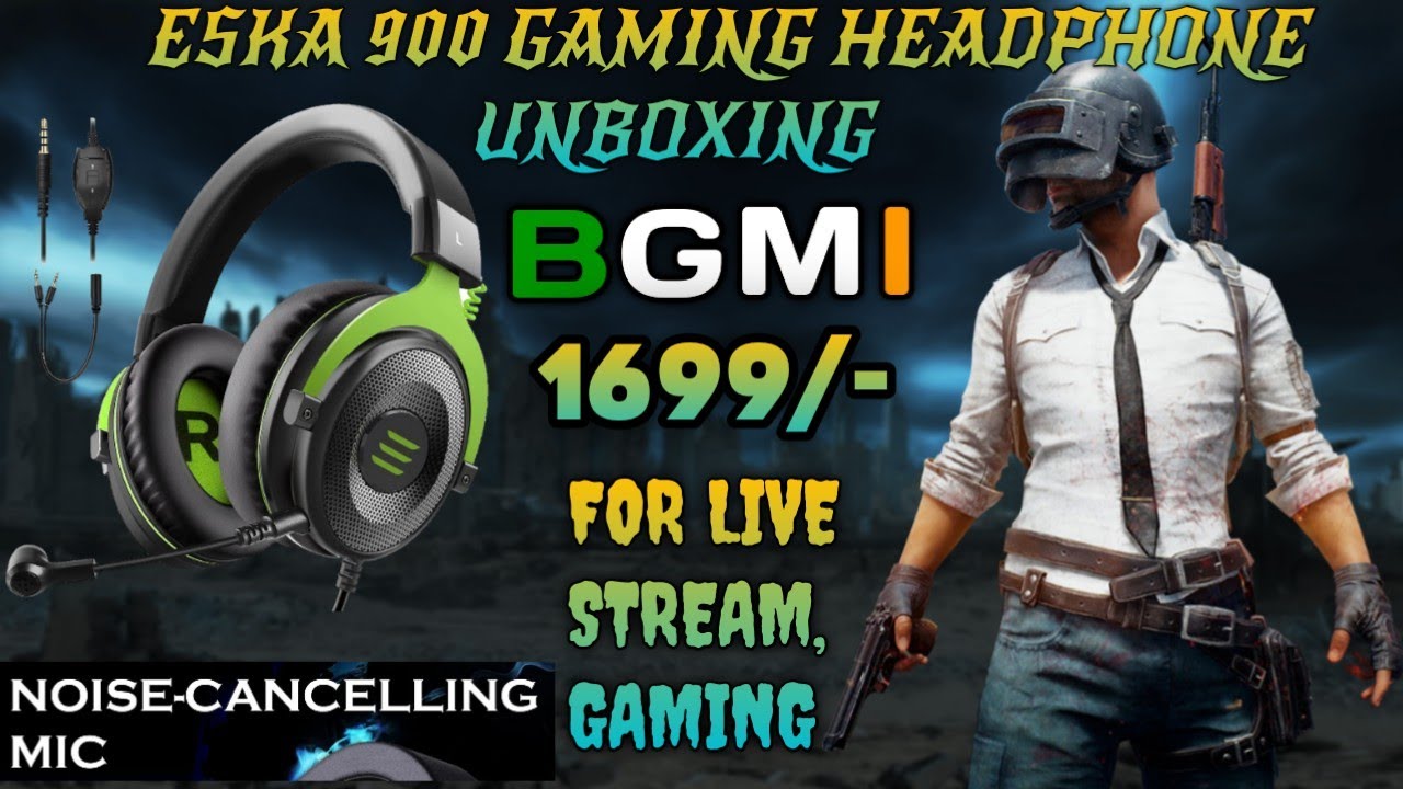 ESKA 900 Gaming Headphone/Only 1699/- Most powerful Gaming Headphone ...