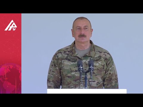 Ali Baş Komandan komando hərbi hissəsində olub, Döyüş bayrağını təqdim edib – APA TV