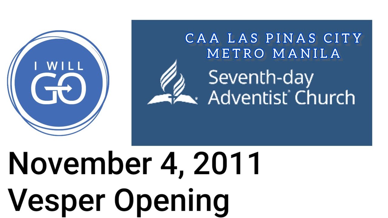 November 4, 2011 Vesper Worship Opening song and prayer - YouTube