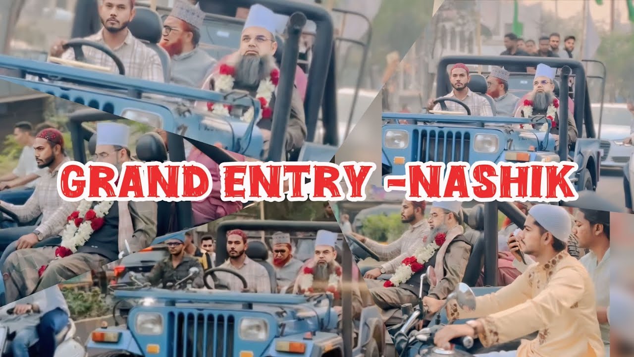 Grand Entry Syed Noorani Miya At Nashik | Isteqbalia Juloose Syed ...