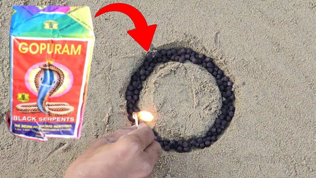 1000 SNAKE BOMB 🐍 at Once Fire Diwali Cracker Testing - 1000 Black ...