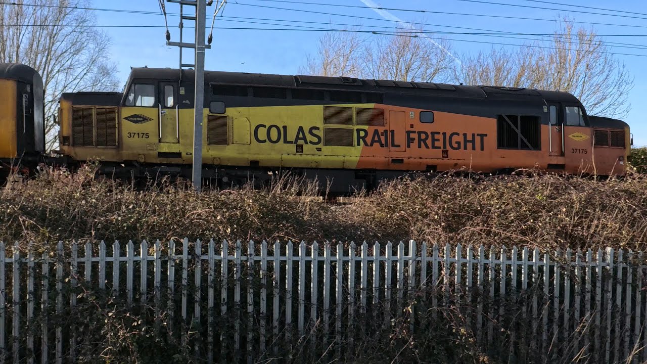 Colas Rail 37175 and 37057 'Barbara Arbon' - YouTube
