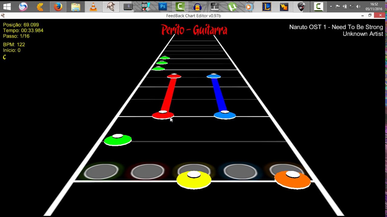 10° Criando Charts para Guitar Hero de uma Tab (Completo) - YouTube