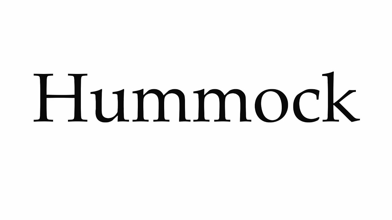 How to Pronounce Hummock - YouTube