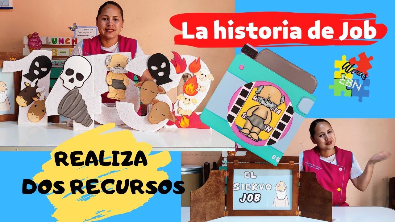 La historia de Job 🔥🌪️🤕/ realiza dos visuales 👀 para tu tema. EBN - YouTube