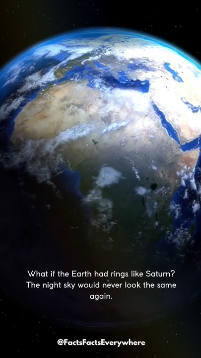 What If Earth Had Rings Like Saturn | #shorts #facts #science # ...