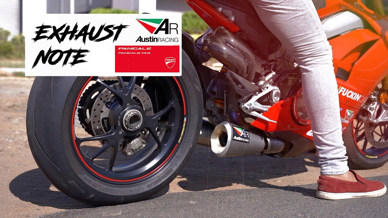Panigale V4s with Full titanium Austin Racing GP3 System | Ducati VST ...