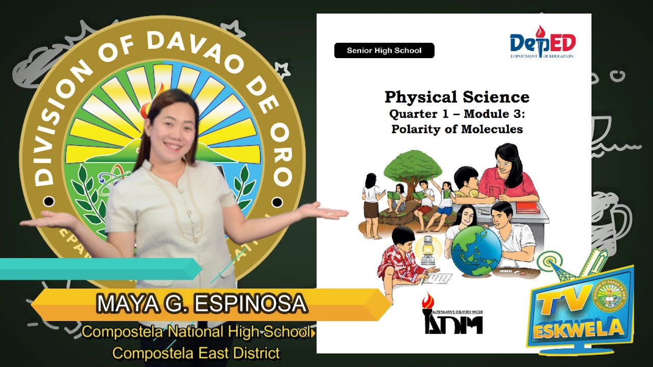 PHYSICAL SCIENCE-SHS (Quarter 1-Module 3): Polarity of Molecules - YouTube