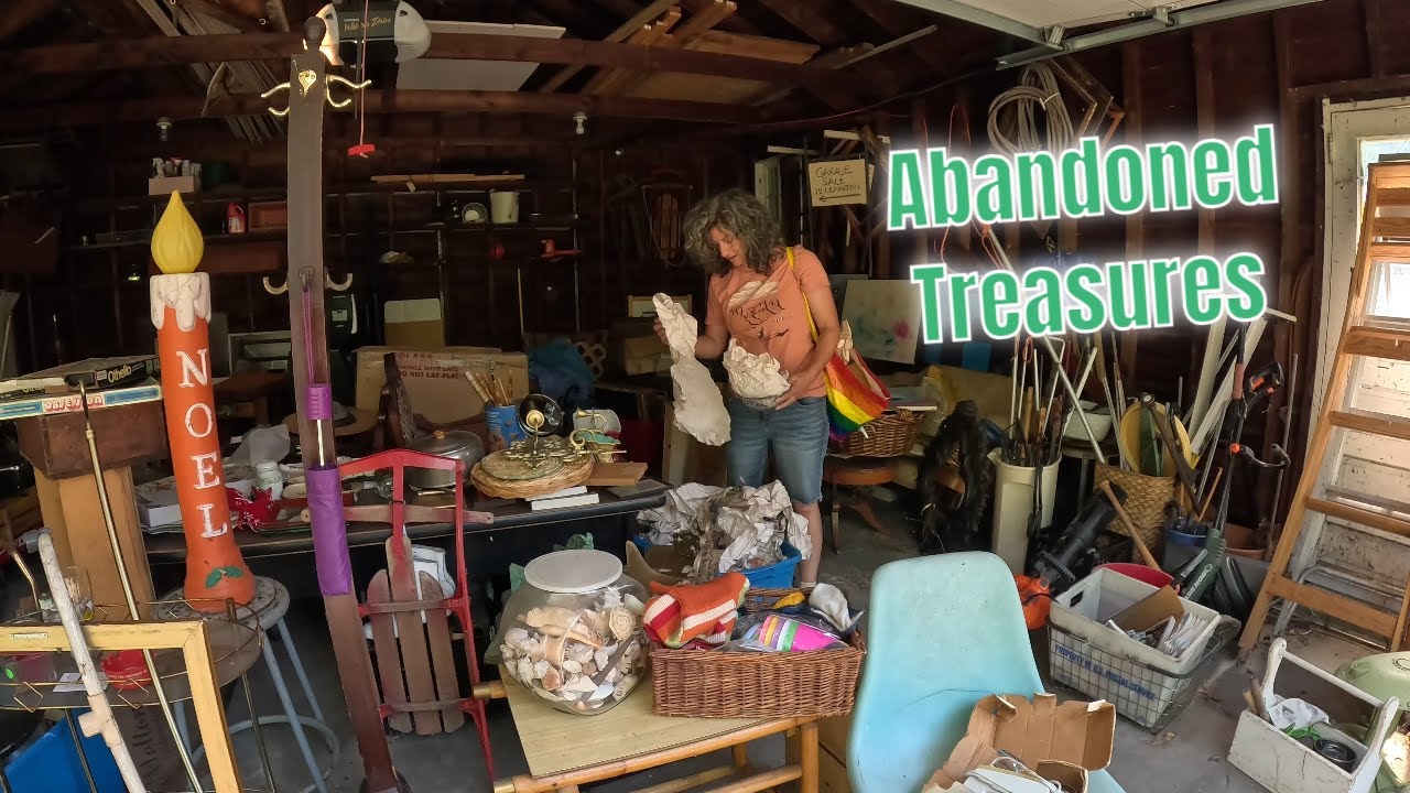 An Estate Sale with a Renter's Discarded Treasures - YouTube