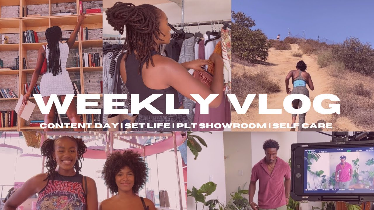 Weekly Vlog | How To Take IG Reels/Photos, PLT Showroom, On Set Life ...
