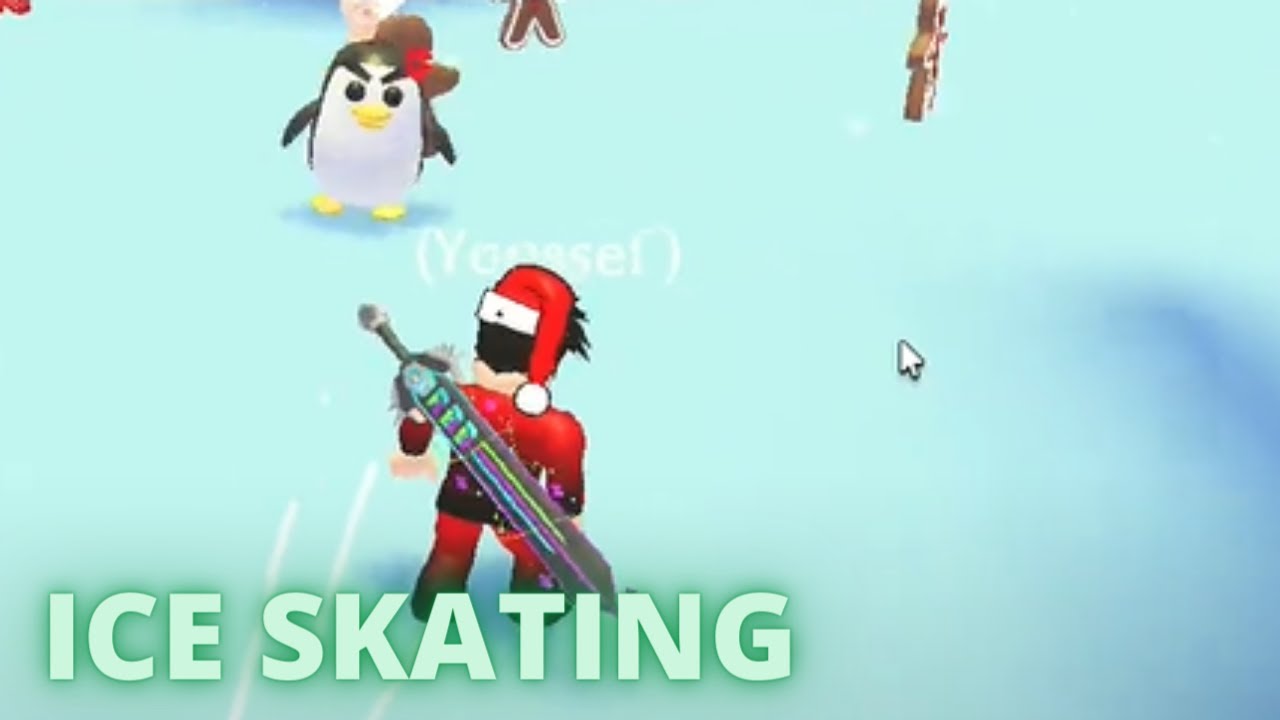 Ice Skating Minigame! | Roblox Adopt Me Winter 2021 Event - YouTube