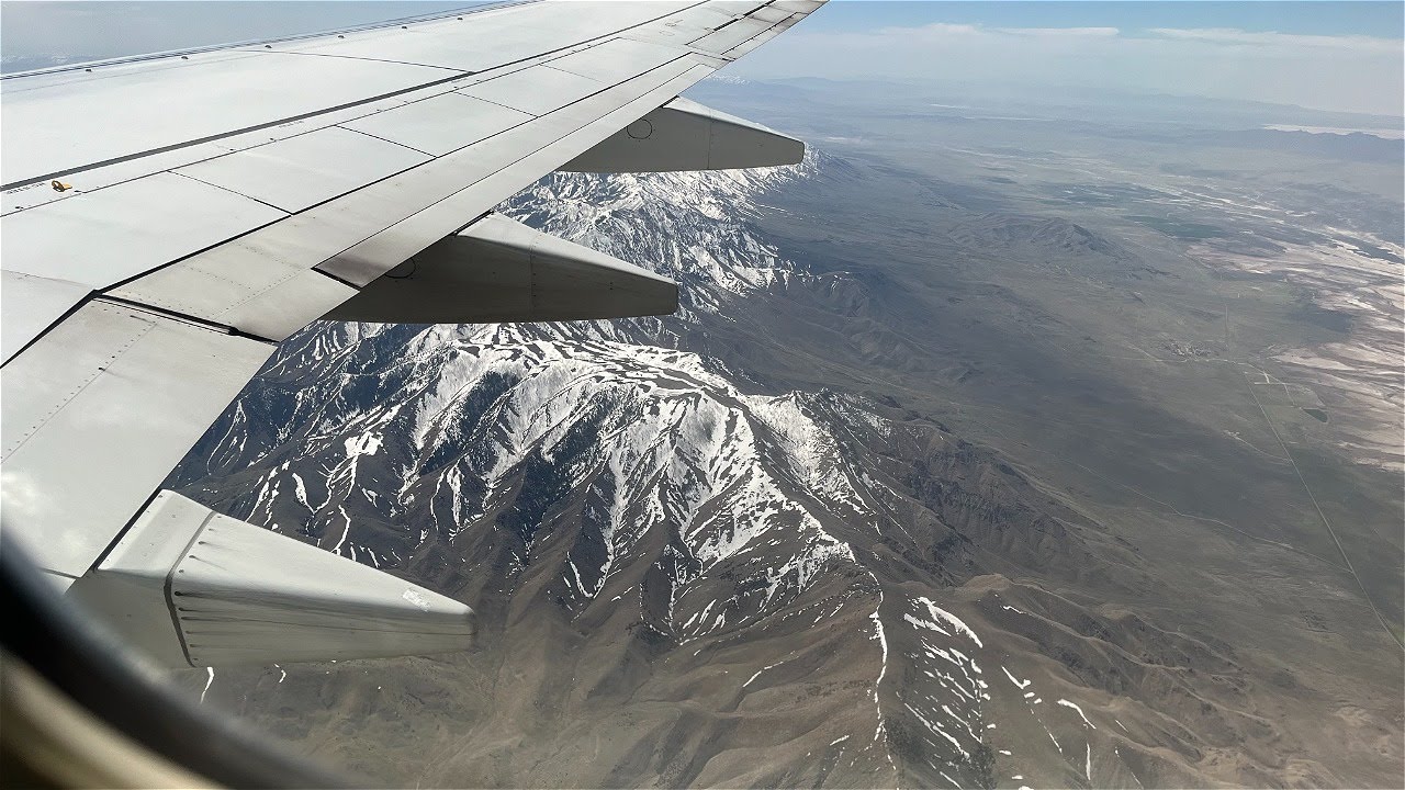 Descent into Salt Lake City: A Breathtaking Aerial Journey from Sky to ...