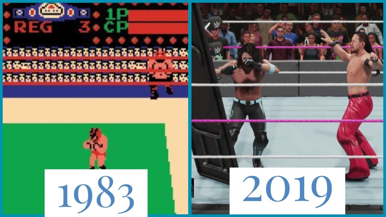 Evolution of WWE Video Games 1983 - 2019 - YouTube