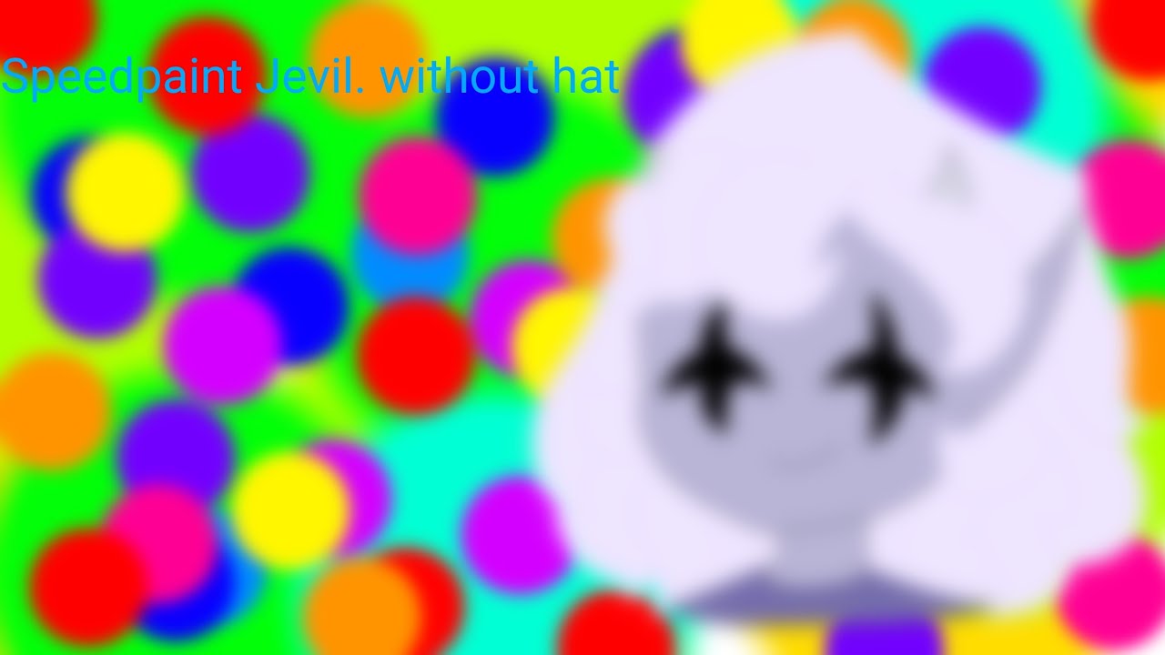 Speedpaint Jevil without a hat - YouTube