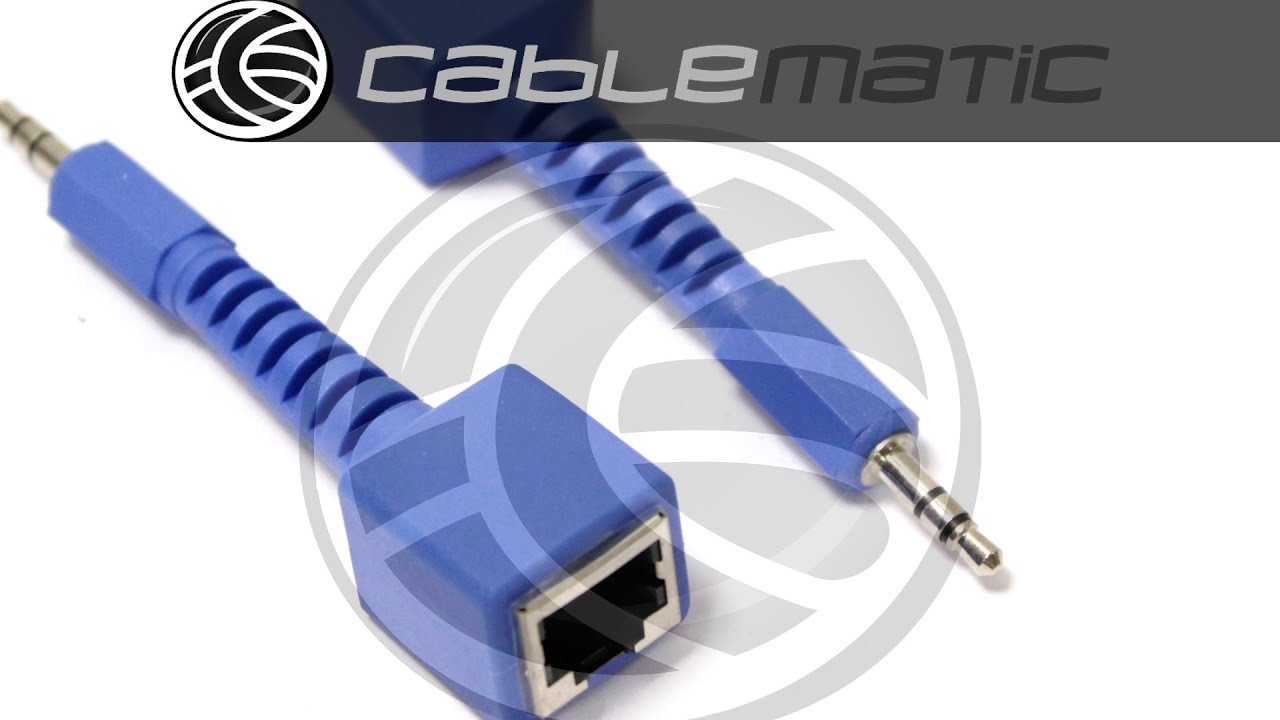 Extensor de audio analógico UTP Cat.5 con conector minijack distribuido ...
