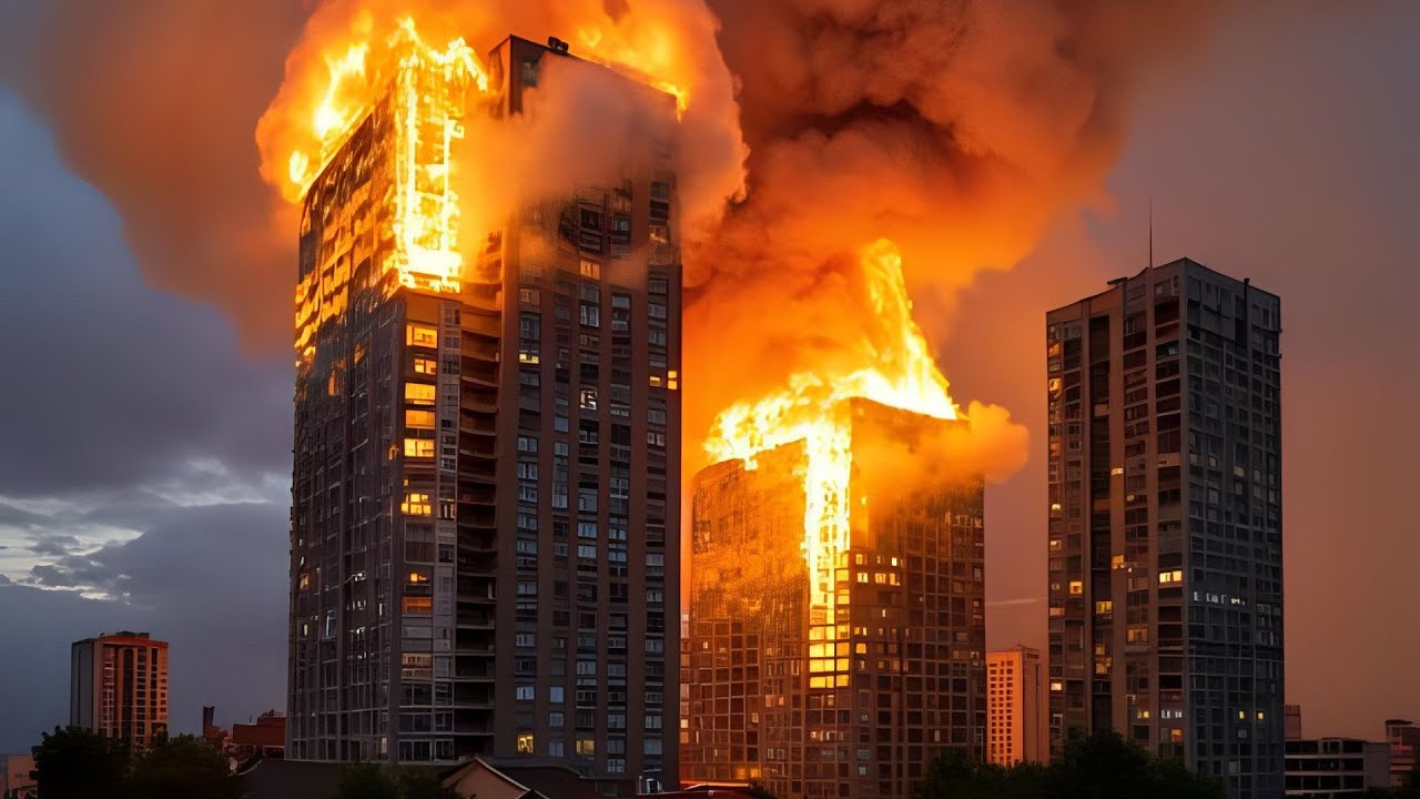 Beijing on Fire! 270,000 Evacuated! The Worst Fire Rages in China - YouTube