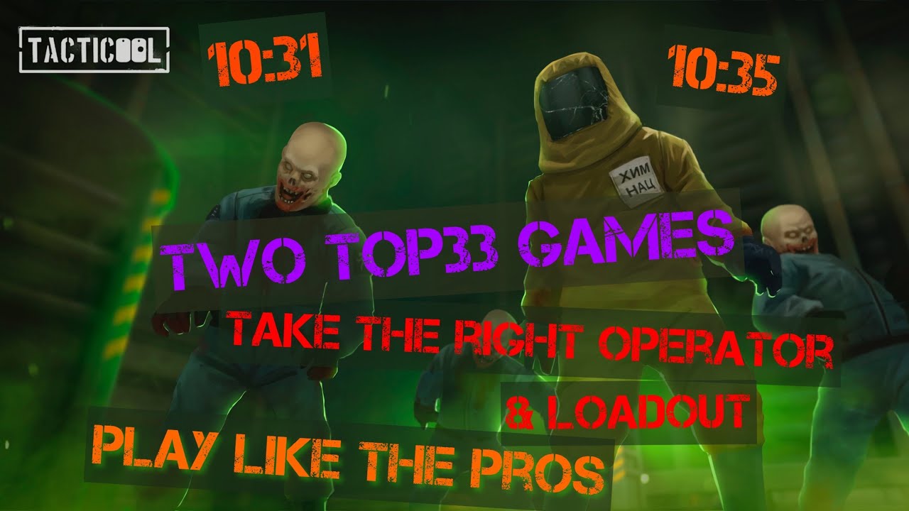Tacticool - ZOMBIES DECENT -2 TOP33 games, find out what loadouts and ...