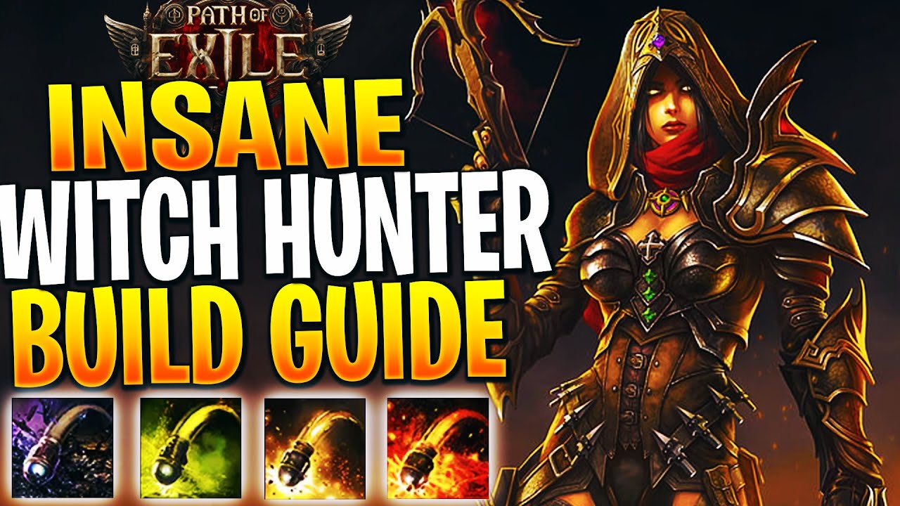 THIS ENDGAME WITCH HUNTER BUILD IS INSANE! Path of Exile 2 Witch Hunter ...