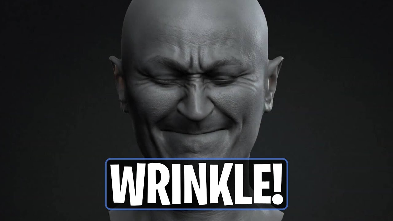 Real-Time Dynamic Wrinkle System! - YouTube