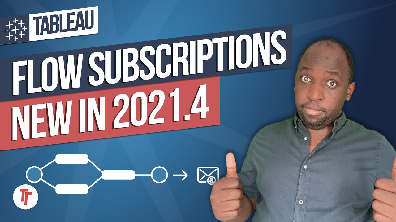 Subscription emails for flow completion: New in tableau 2021.4 - YouTube