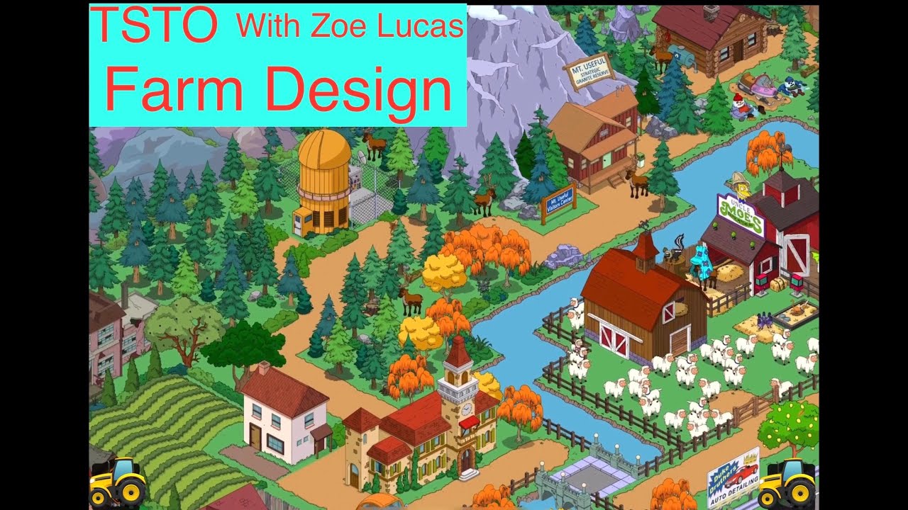 The Simpsons Tapped Out: Farm Design with Springfield Dam - YouTube