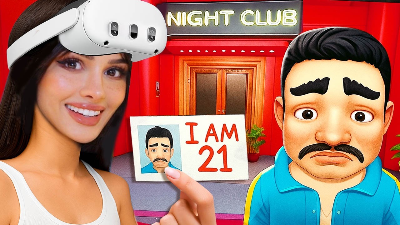 I Became a Night Club SECURITY GUARD in VR... - YouTube