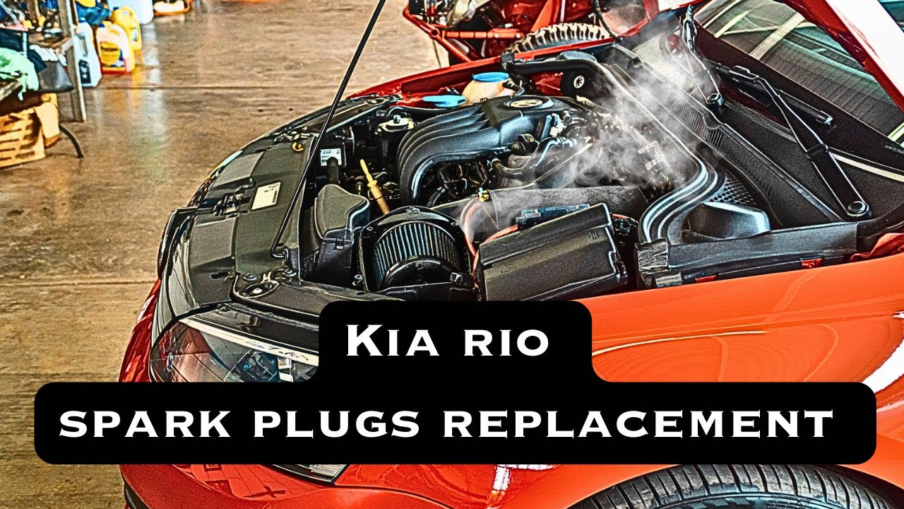 Spark Plug Replacement On Kia Rio - YouTube
