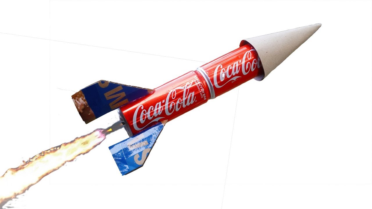 Experiment rocket: Coca Cola VS fireworks - YouTube