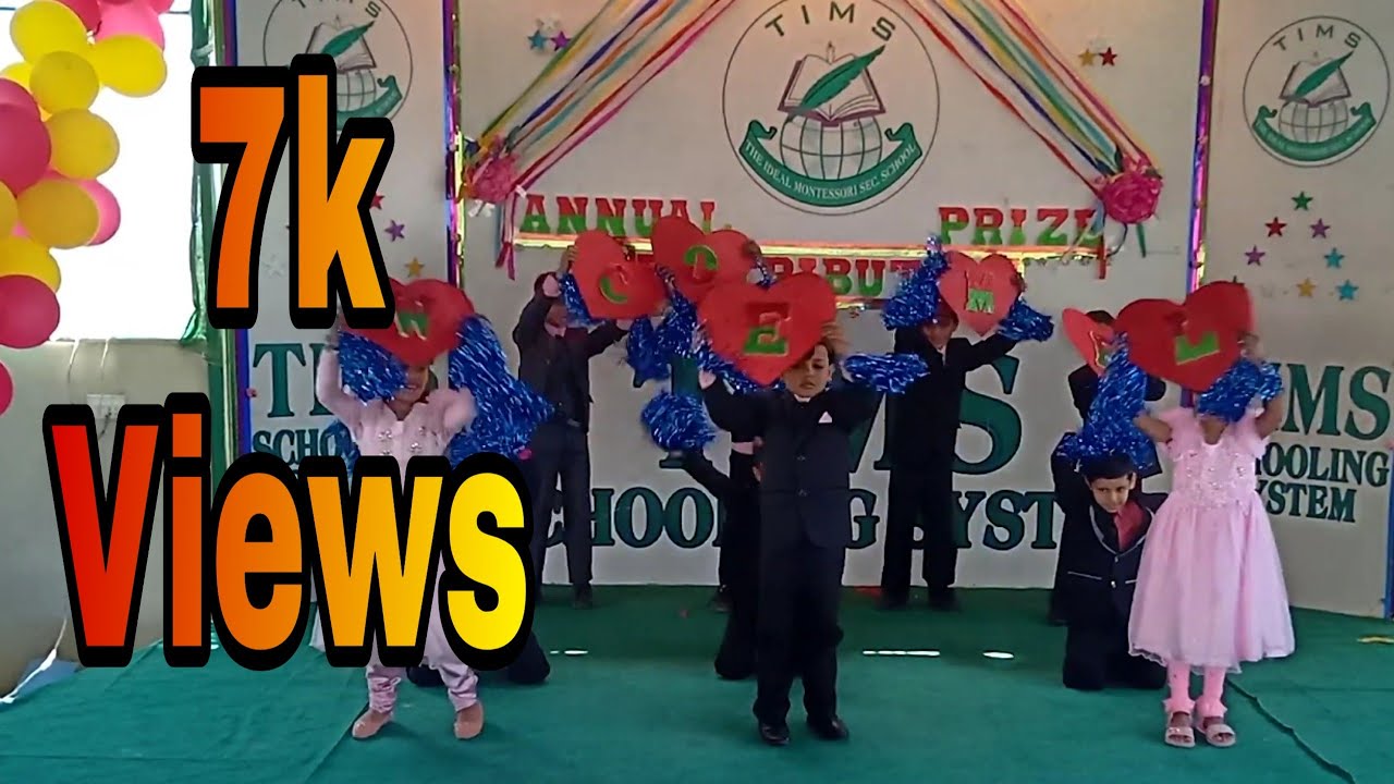 Welcome Song Tablo For School | Kids Tablo | Pakistan School - YouTube