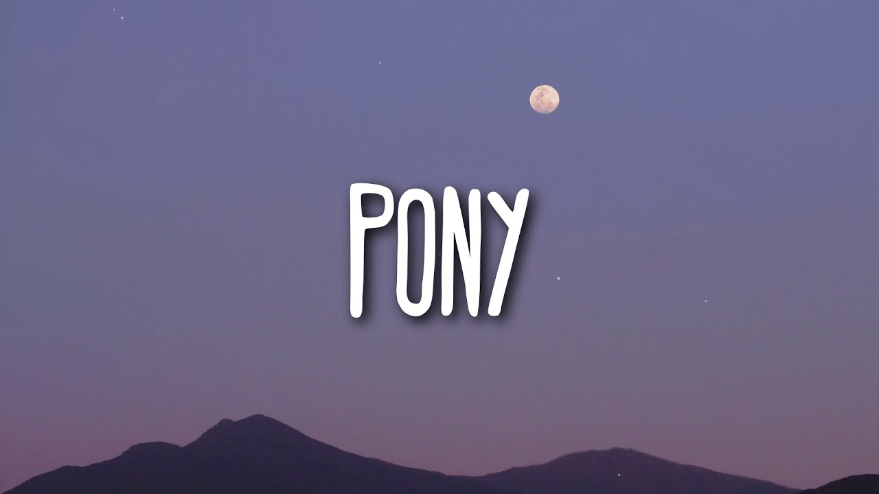 Ginuwine - Pony (Lyrics) - YouTube