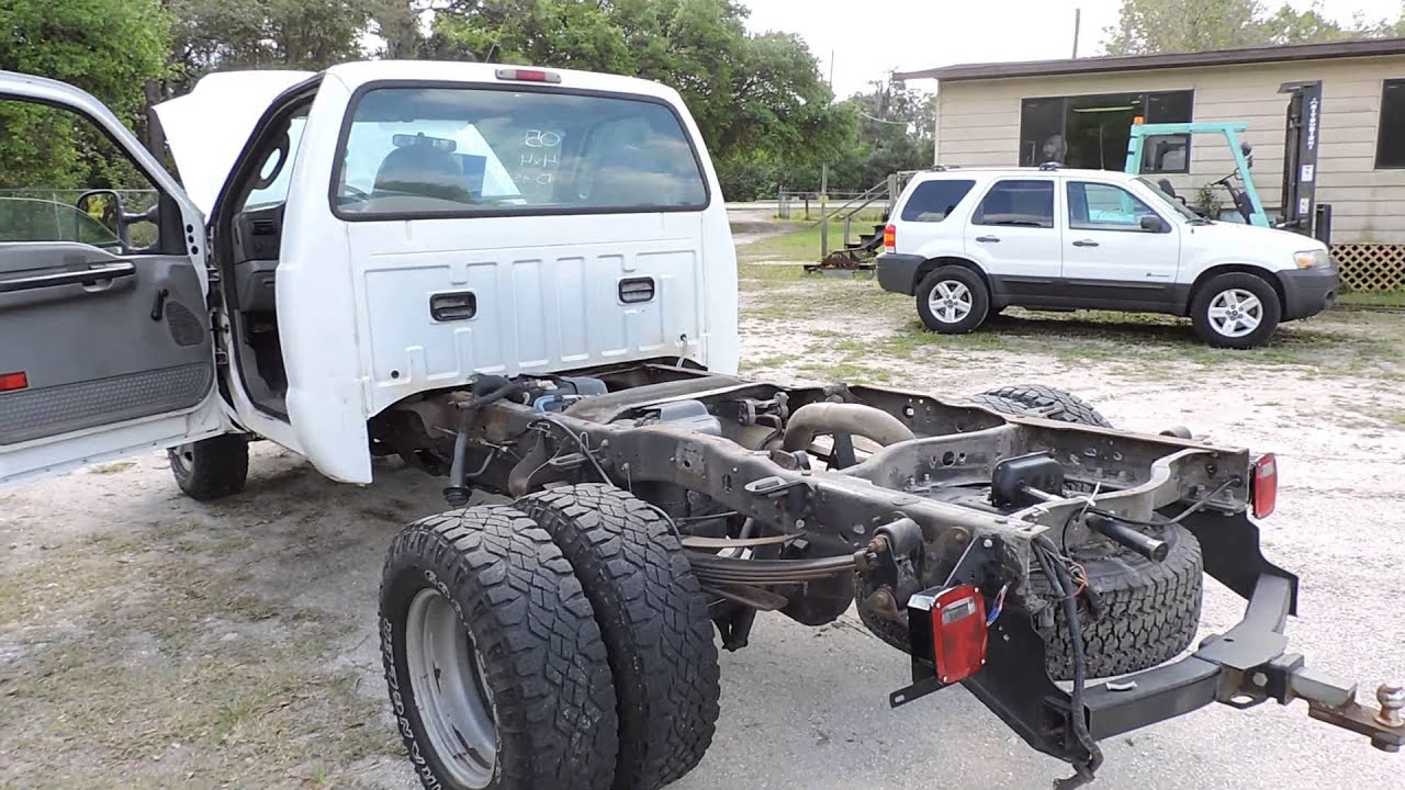1132 Video - 2005 Ford F350 4X4 Cab & Chassis - YouTube