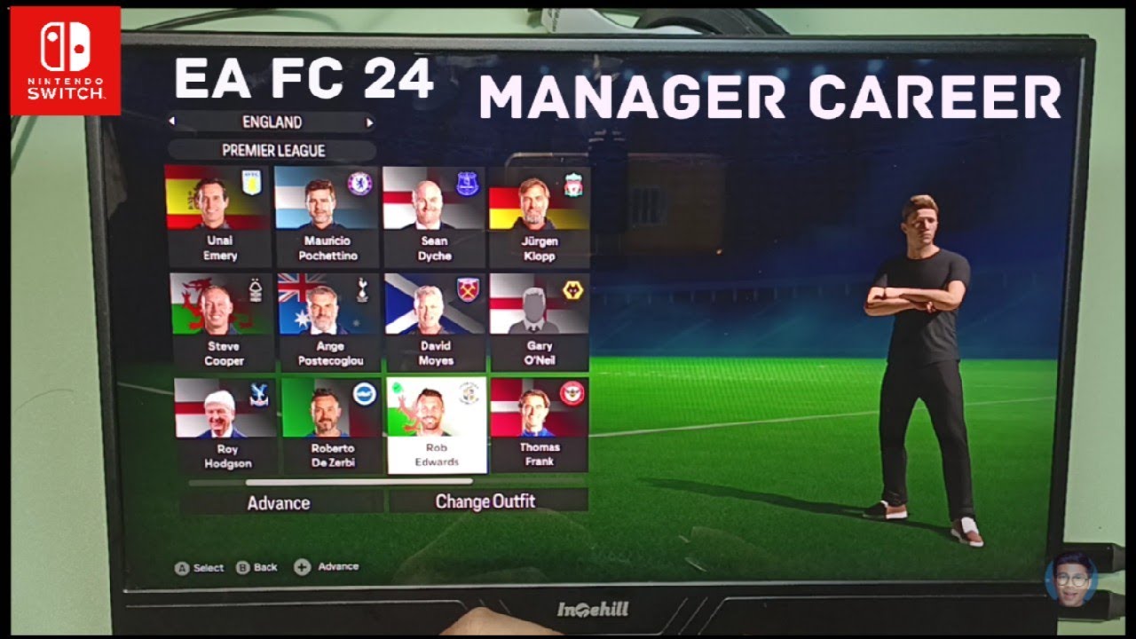 Manager Career EA FC 24 Nintendo switch, Luar Biasa! - YouTube