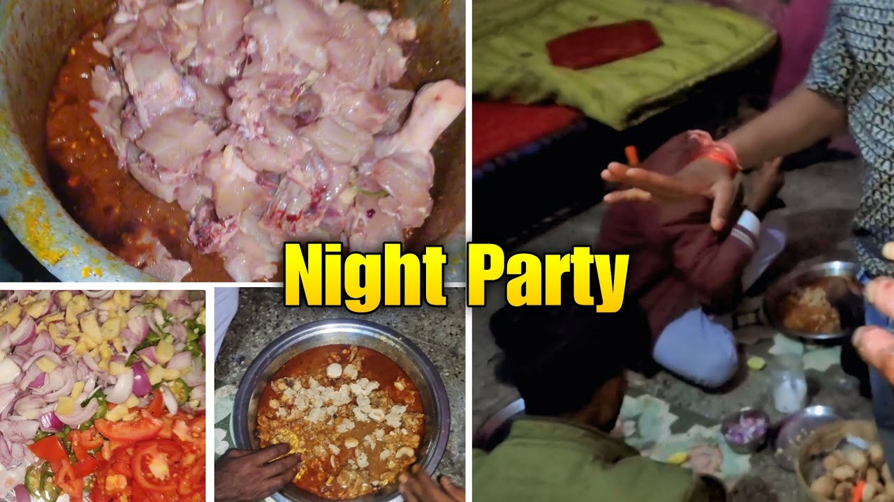 🍗 Raat Ki Chicken Party – Dosti + Masti + Ultimate Cooking Fun ! - YouTube