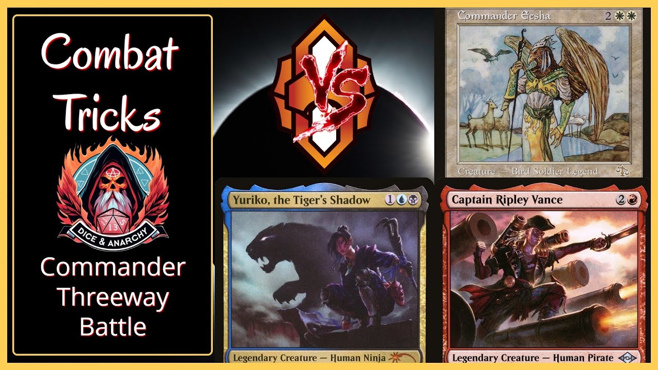 MTG Commander Battle Threeway! Commander Eesha VS Yuriko VS Captain ...