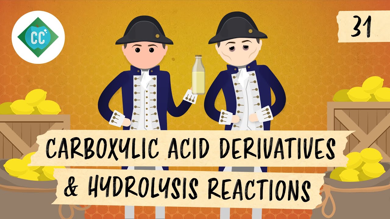 Carboxylic Acid Derivatives & Hydrolysis Reactions: Crash Course ...