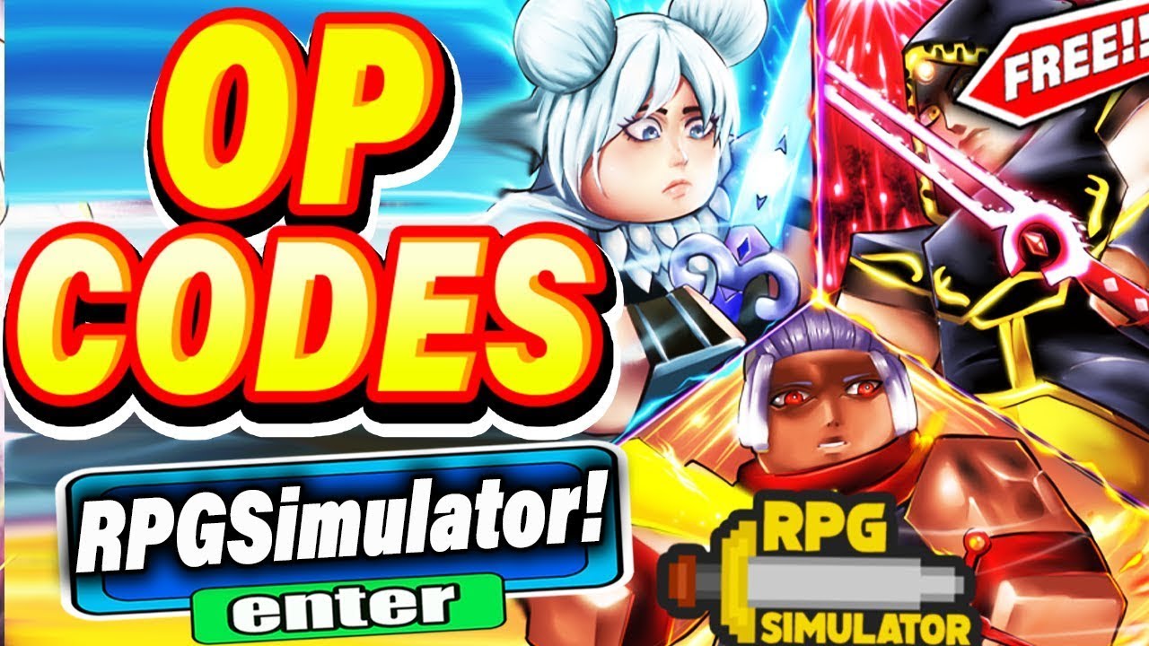 ALL NEW *SECRET CODES* IN ROBLOX RPG SIMULATOR ( all new secret codes ...