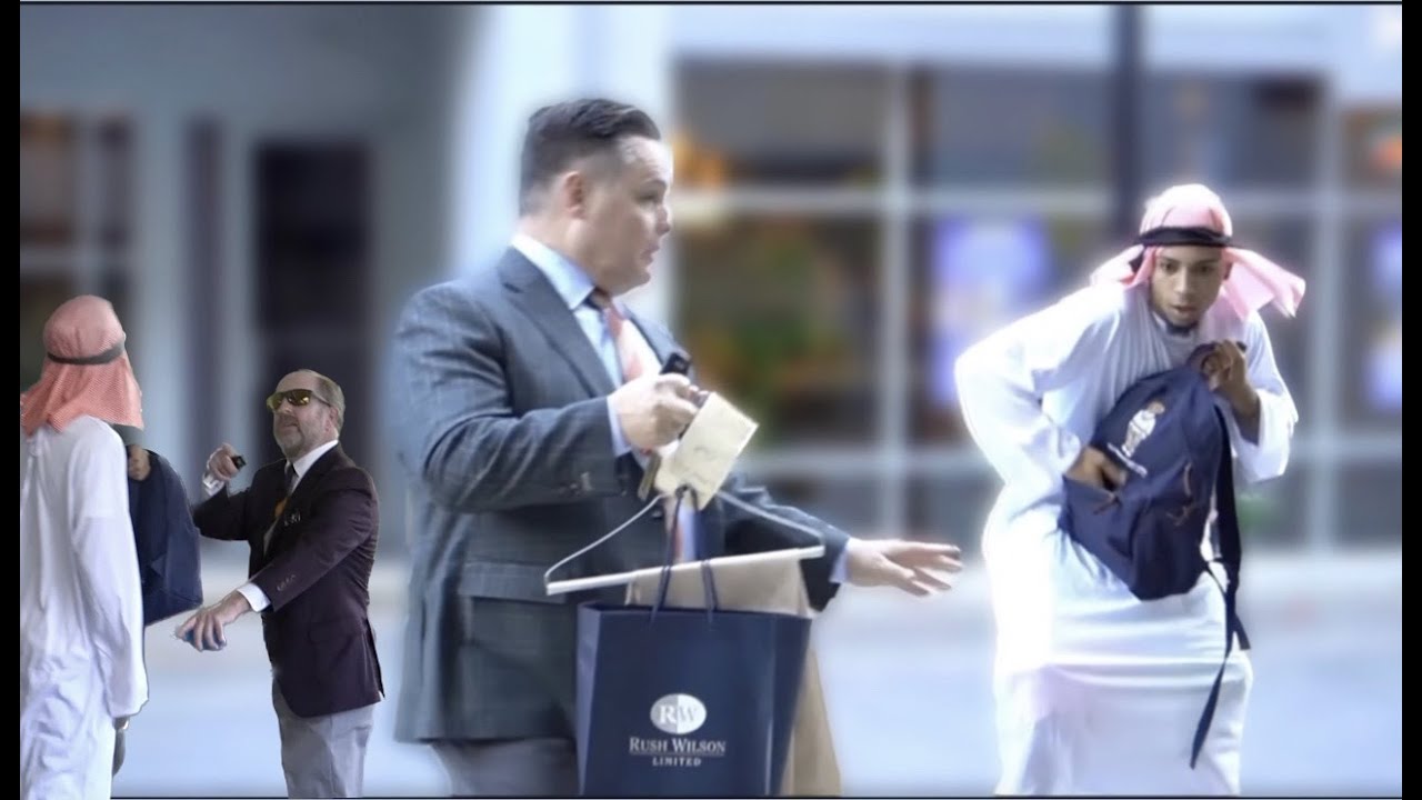 Dangerous ARAB Backpack Prank!!! - YouTube