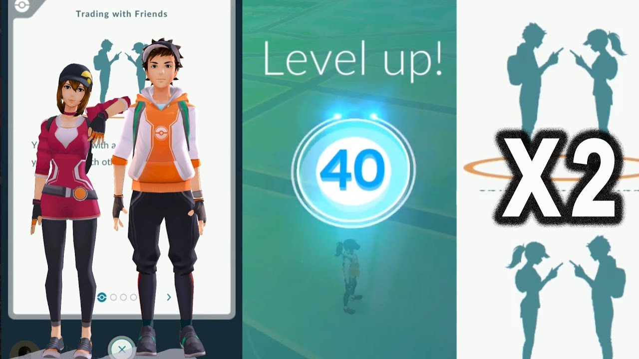 Starting from Level 1 to hit level 40 twice in pokemon go. - YouTube