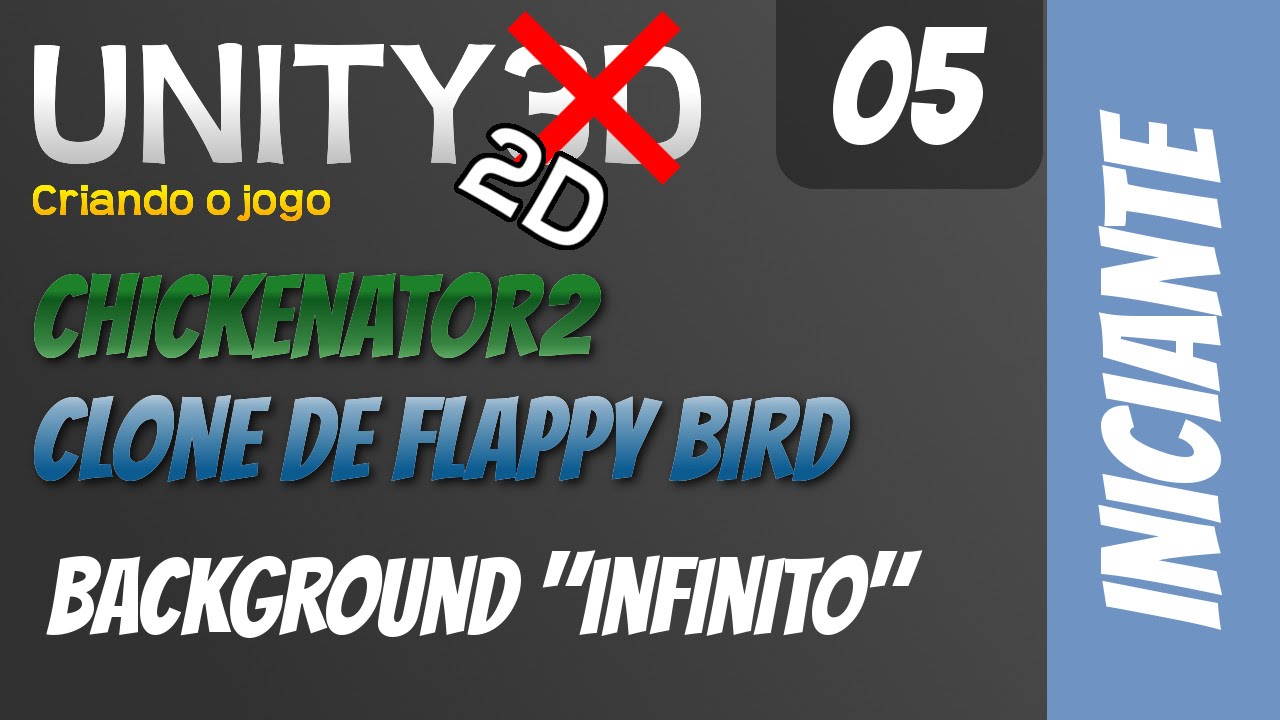 Tutorial Unity 5 (2D) - Chickenator2 - Background "infinito" (Vídeo aula 05) - YouTube