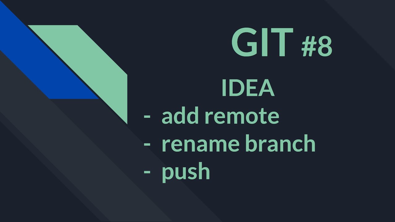Git #8. Add remote and push with IDEA. Додавання remote і пуш через ...