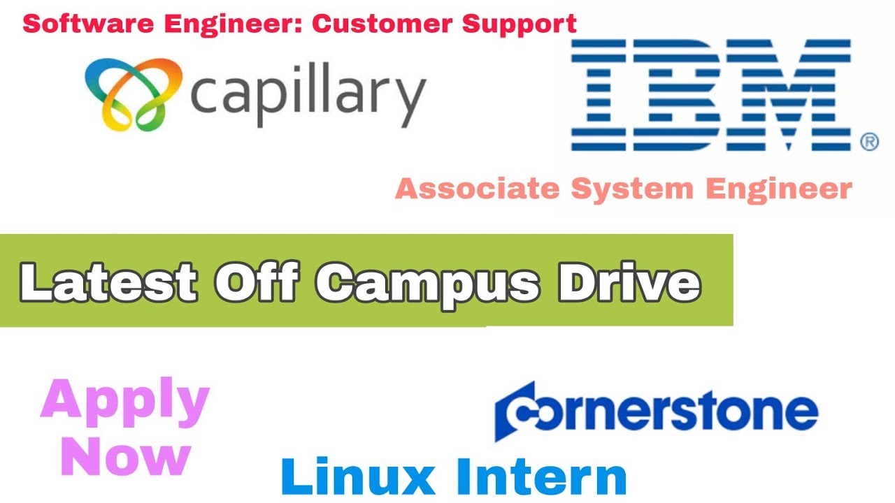 IBM Hiring Associate System Engineer |Capillary Technologies Hiring ...