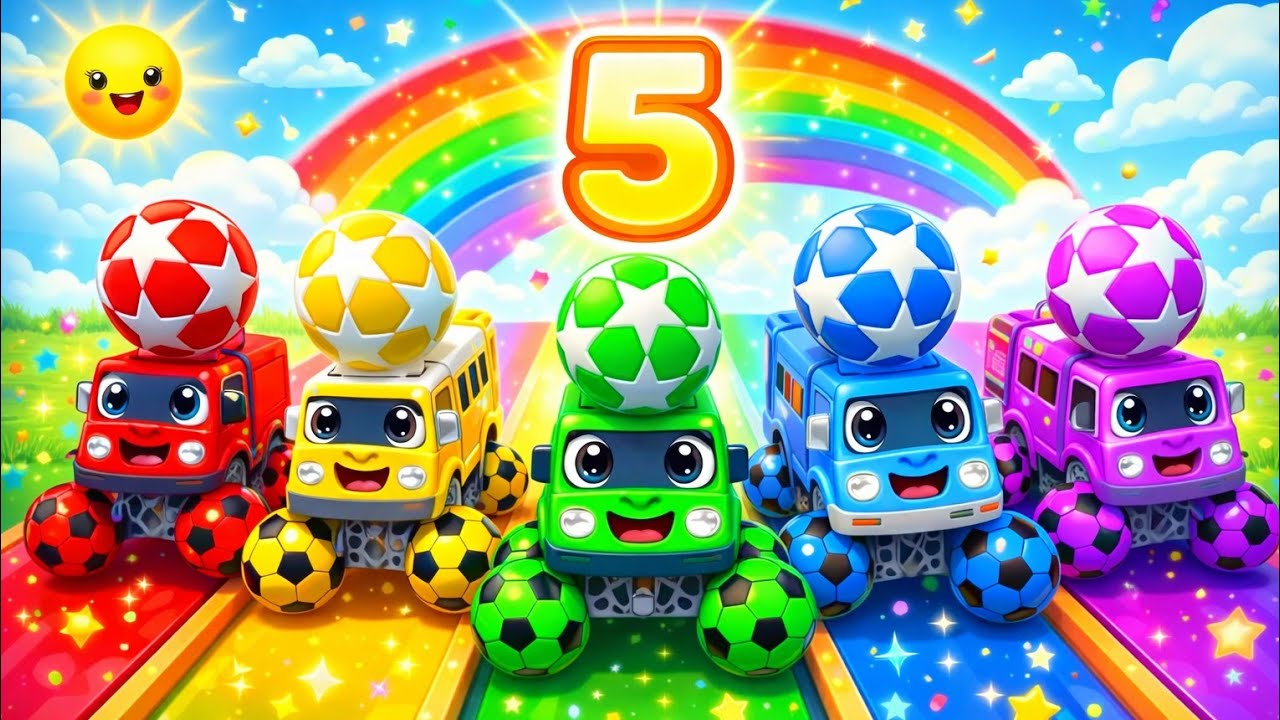 Race Cars Learn Colors - Educational Cartoons for Kids - YouTube