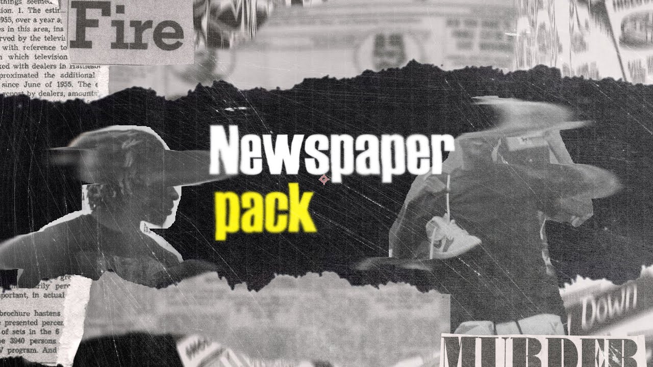 Crazy Newspaper pack Transitions ( After effect , Premiere Pro ) - YouTube