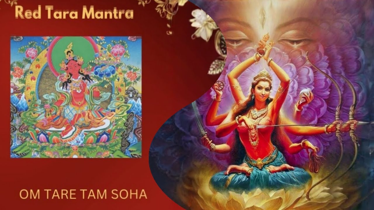 OM TARE TAM SOHA / Very Powerfull Red tara Mantra/ heal your ...