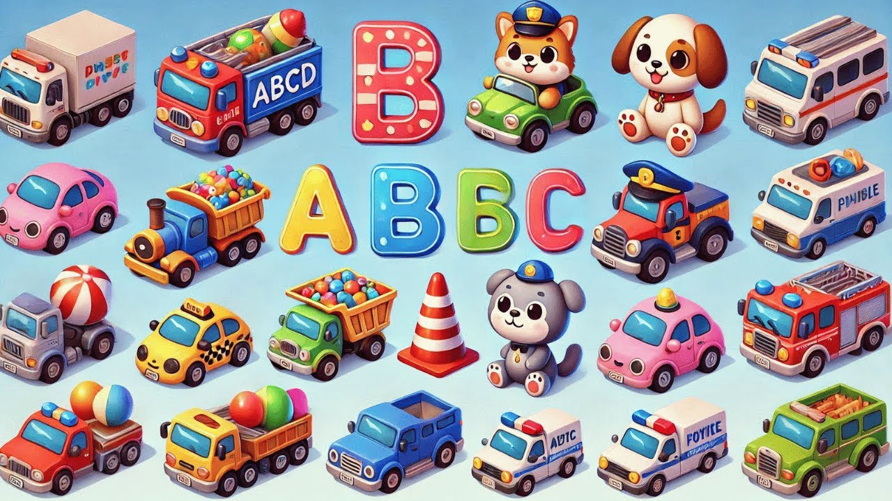 ABC Vehicles Song for Kids 🚗 ️ | Learn Vehicles in a Fun Way! - YouTube